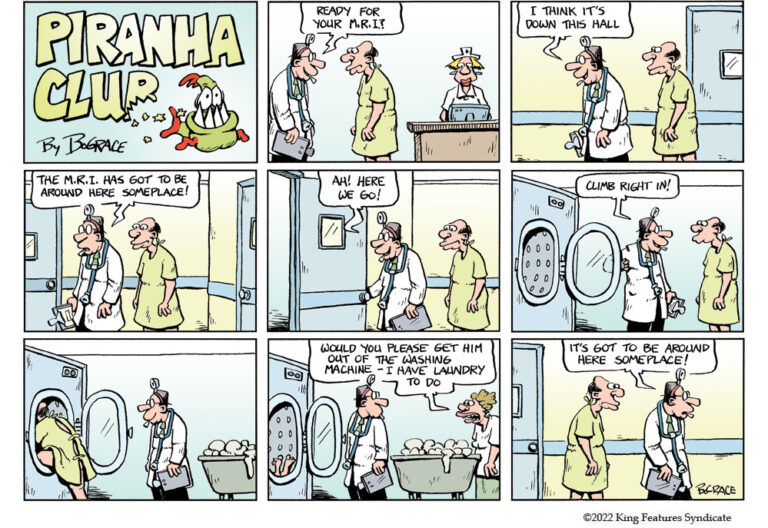 Buddy's Blog | Ernie and the Piranha Club by Bud Grace