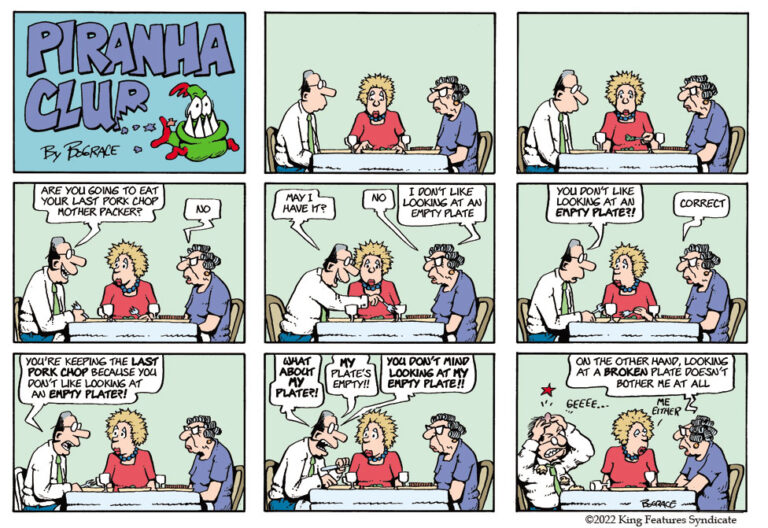 Buddy's Blog | Ernie and the Piranha Club by Bud Grace