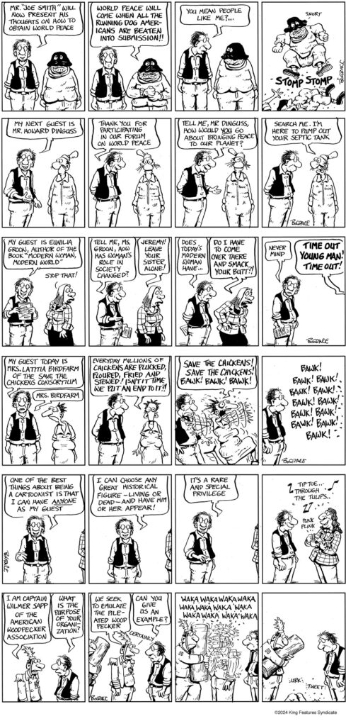 Buddy's Blog | Ernie and the Piranha Club by Bud Grace